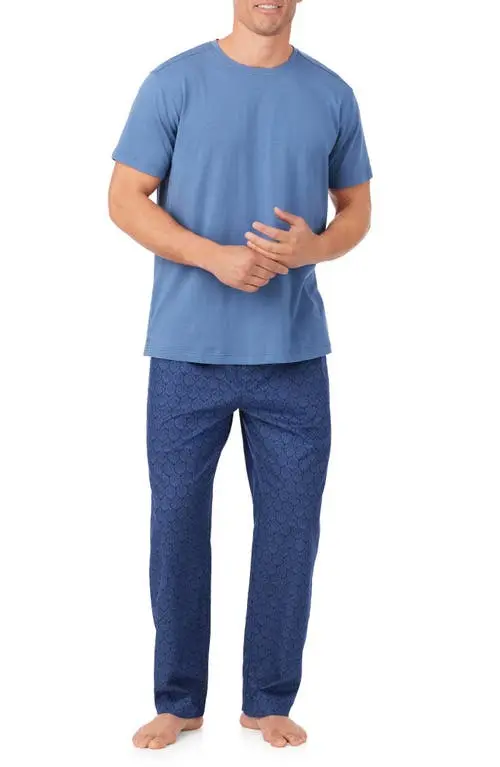 Tommy Bahama Stretch Cotton & Modal Pajama Pants - Blue/novel