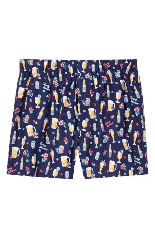 Tommy Bahama Print Boxer Shorts - Navy Graphic