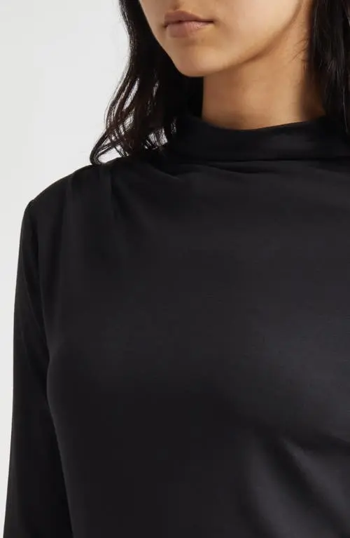 Veronica Beard Mylie Mock Neck Top