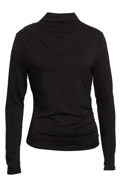 Veronica Beard Mylie Mock Neck Top