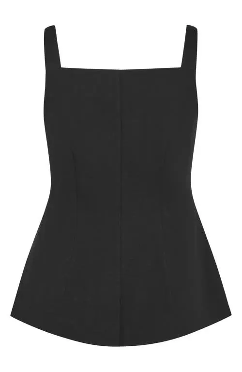 City Chic Peytonn Sleeveless Ponte Top