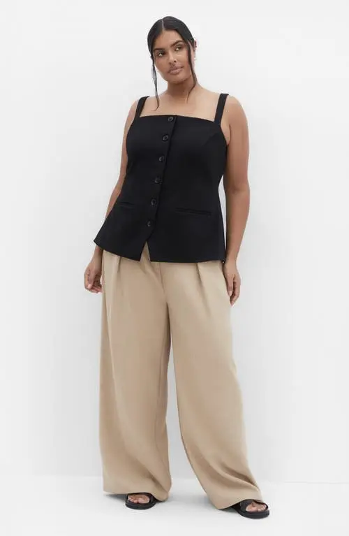 City Chic Peytonn Sleeveless Ponte Top