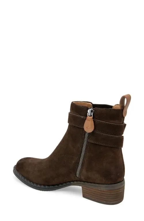 Gentle Souls Bolton Bootie - Chocolate Suede
