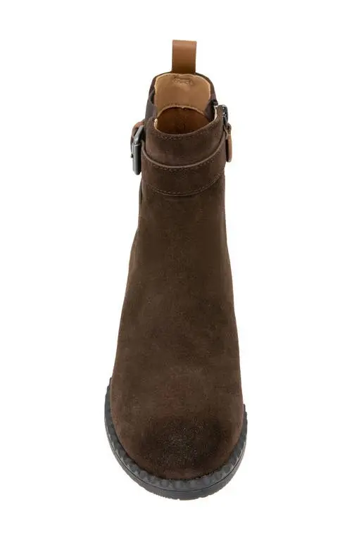 Gentle Souls Bolton Bootie - Chocolate Suede