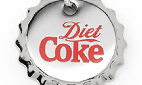 CUFFLINKS, INC. Diet Coke Bottle Cap Pendant Necklace