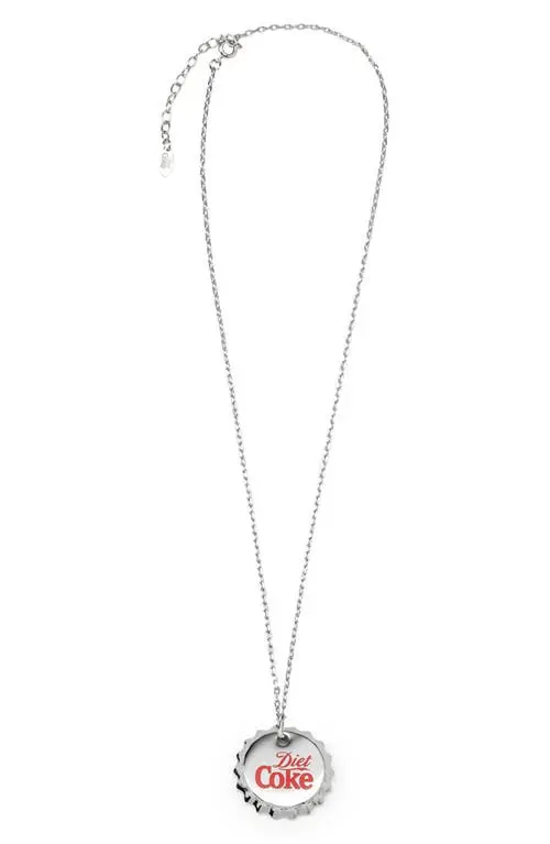 CUFFLINKS, INC. Diet Coke Bottle Cap Pendant Necklace