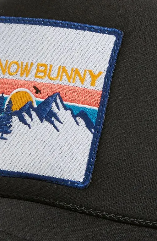 FRIDAY FEELIN’ Snow Bunny Patch Trucker Hat