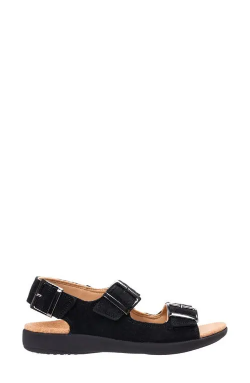 REVITALIGN Roma Backstrap Sandal - Black