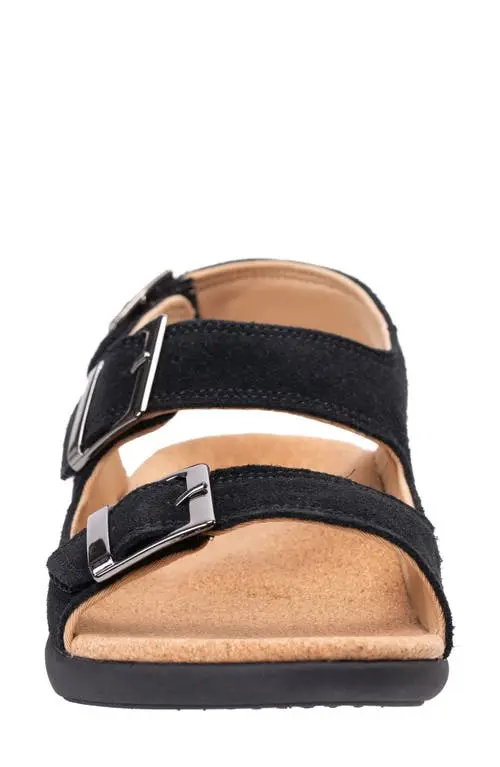 REVITALIGN Roma Backstrap Sandal - Black