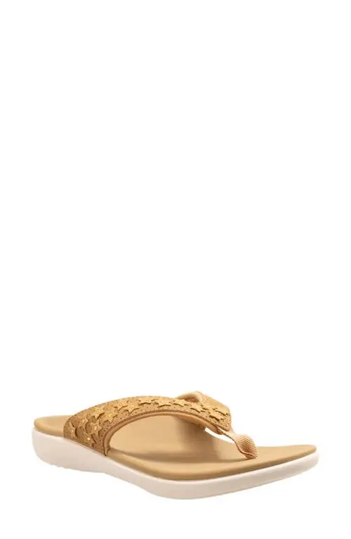REVITALIGN Yumi Bvi Flip Flop - Tan
