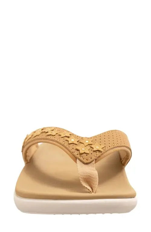 REVITALIGN Yumi Bvi Flip Flop - Tan