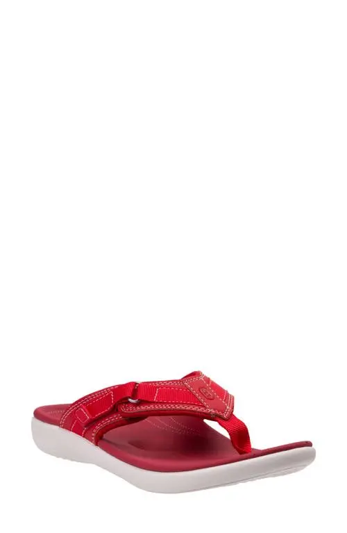 REVITALIGN Yumi Northfork Flip Flop - Samba Red