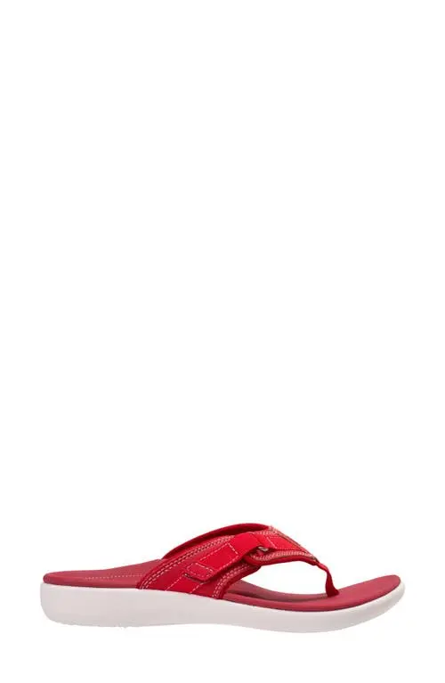 REVITALIGN Yumi Northfork Flip Flop - Samba Red