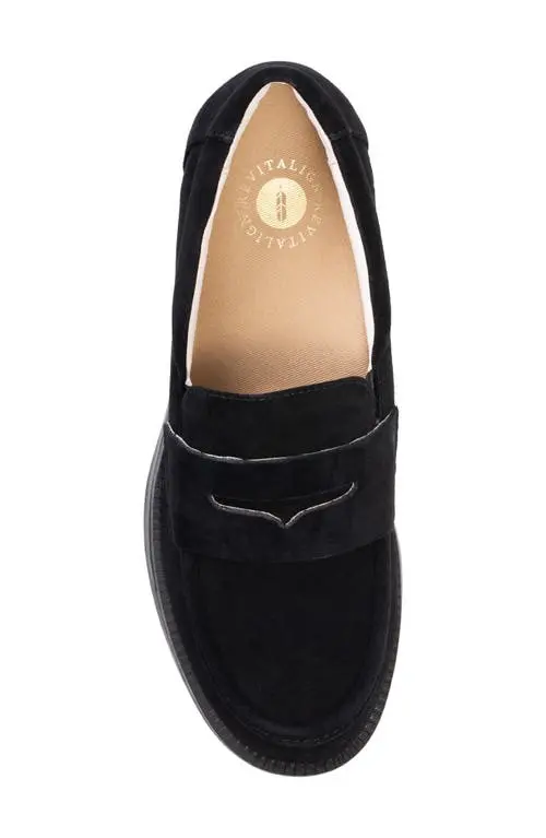 REVITALIGN Laurel Penny Loafer - Black