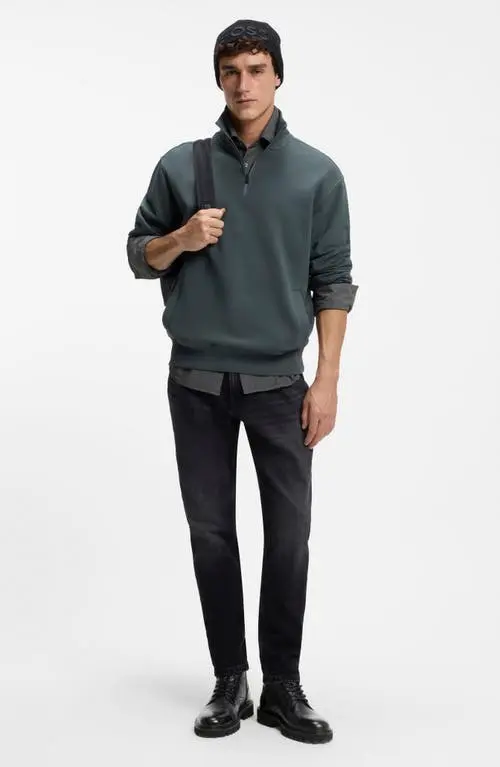 BOSS Julio Lugged Moc Toe Leather Boots