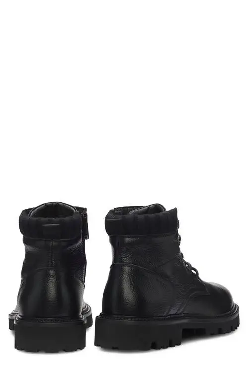 BOSS Julio Lugged Moc Toe Leather Boots
