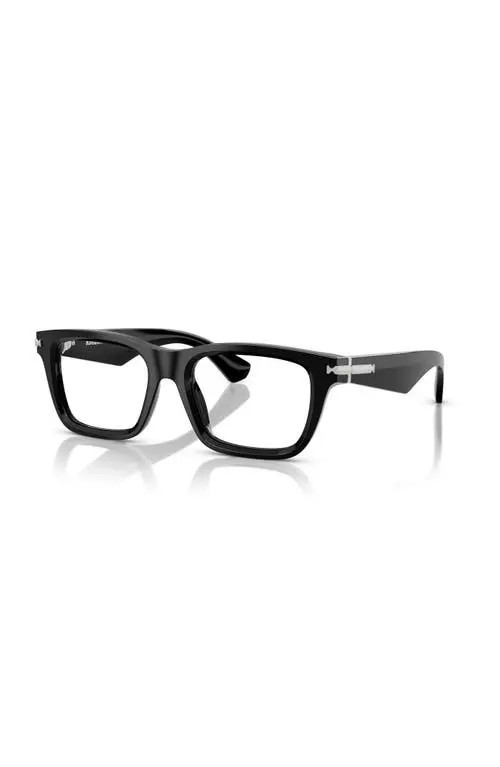 Burberry 53mm Rectangle Optical Glasses - Black