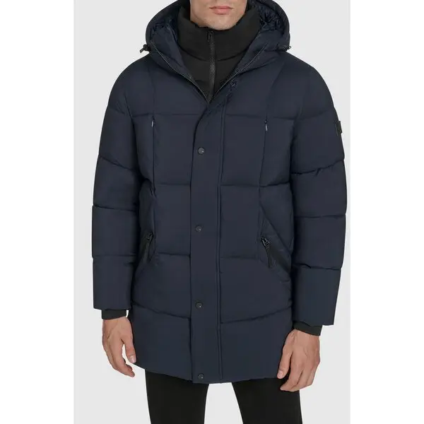 Andrew Marc Millstream Parka - Ink