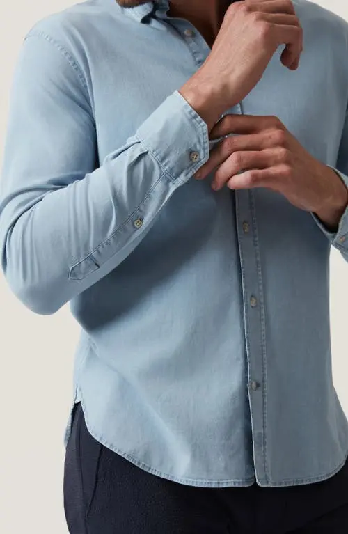 34 Heritage Faded Denim Button-up Shirt