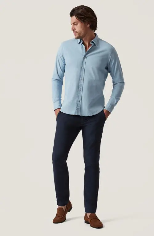 34 Heritage Faded Denim Button-up Shirt