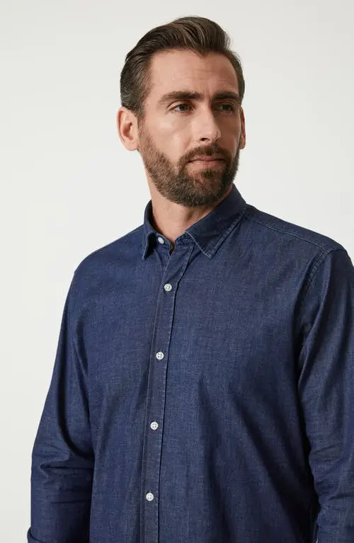 34 Heritage Stretch Denim Button-up Shirt - Medium