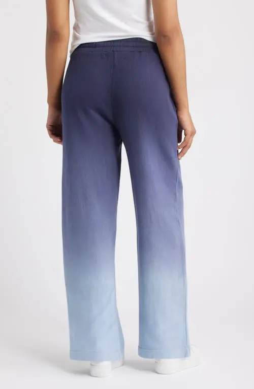 CITY BLUES Ombré Dip Dye Drawstring Lounge Pants - Navy
