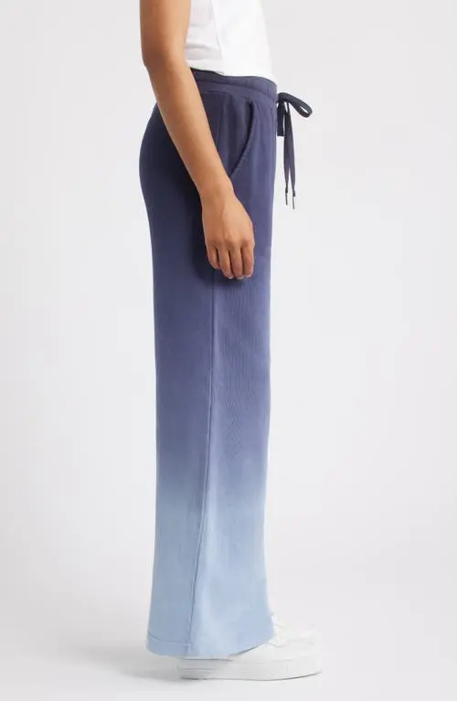 CITY BLUES Ombré Dip Dye Drawstring Lounge Pants - Navy
