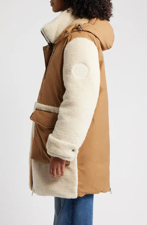 UGG Kaysin Fleece Trim Down Parka