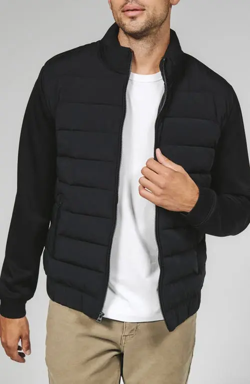 7 Diamonds Puffer Jacket - Black