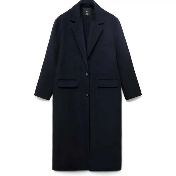 Mango Wool-blend Overcoat