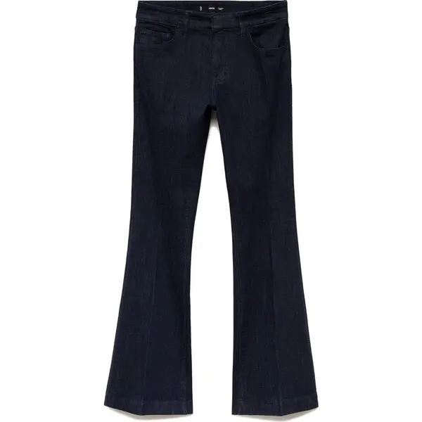 Mango Mid-rise Flare Jeans - Open Blue