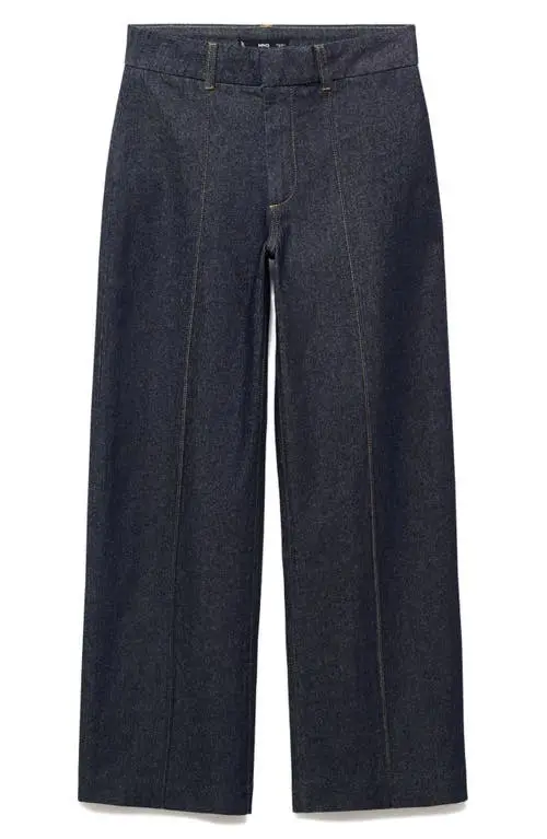 Mango High-waist Wide-leg Culotte Trousers