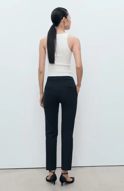 Mango Straight Leg Trousers