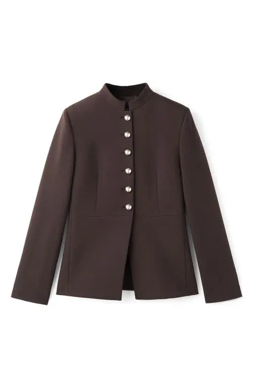 Mango Button Front Jacket