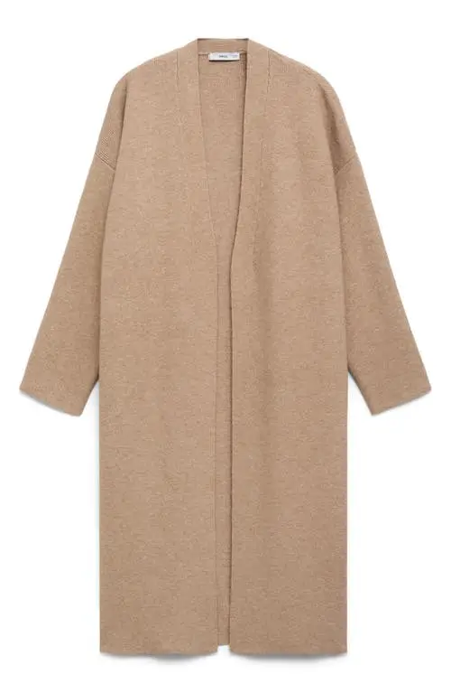 Mango Long Sweater Coat