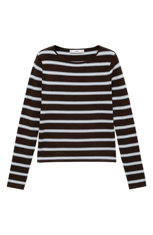 Mango Stripe Jersey Top