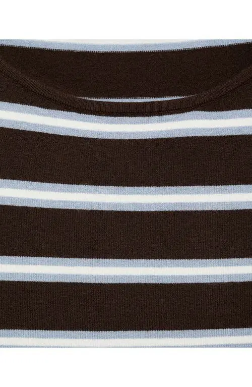 Mango Stripe Jersey Top