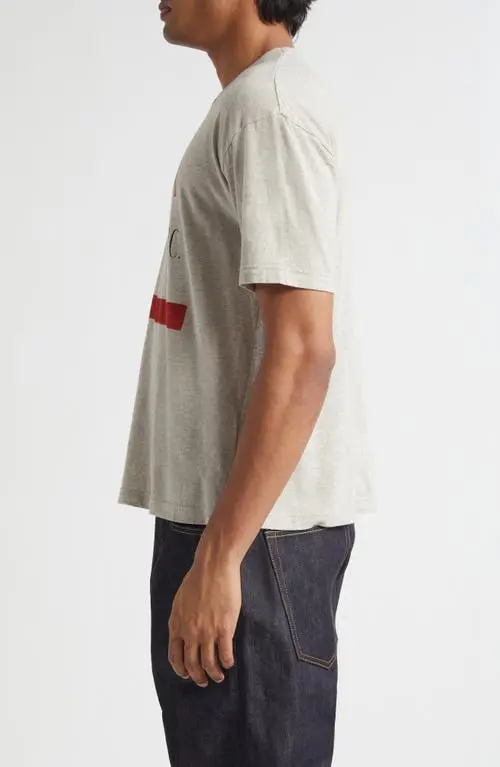 Visvim Jumbo Republic Oversize Graphic T-shirt - Grey