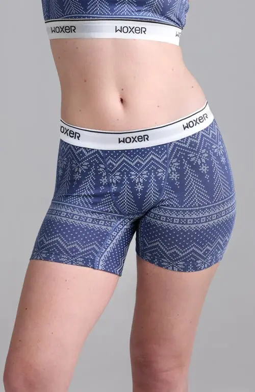 WOXER Baller Ultra-soft 5-inch Boxer Briefs - Arctic Nordic