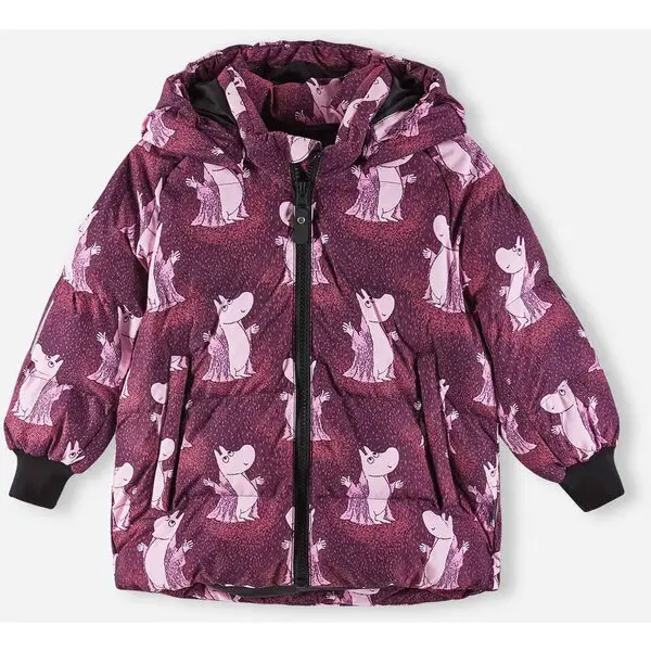 REIMA Printed Winter Jacket - Deep Purple