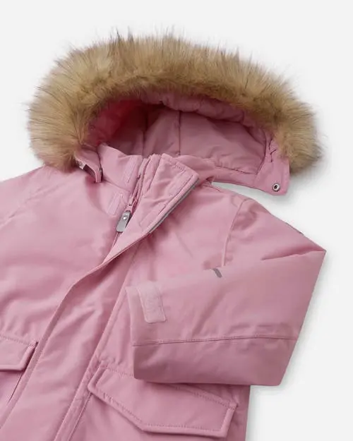 REIMA Tec Winter Parka - Grey Pink
