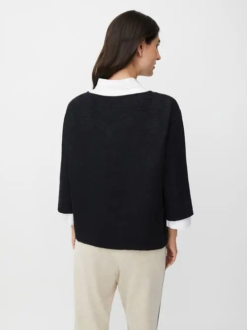MASAI COPENHAGEN Madarmi 3/4 Sleeve Top - Black