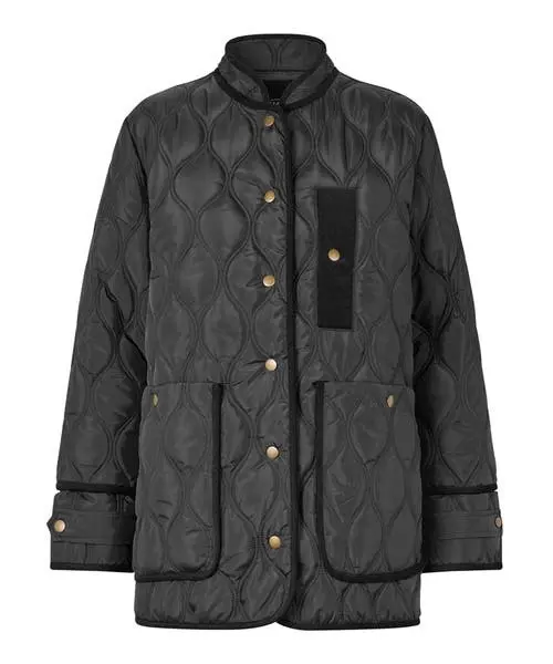 MASAI COPENHAGEN Long Sleeve Padded High Neck Coat