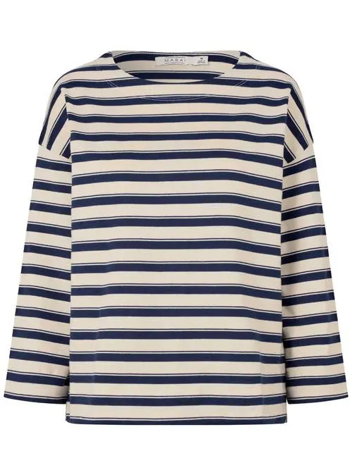 MASAI COPENHAGEN Mabeannie Striped Cotton Top