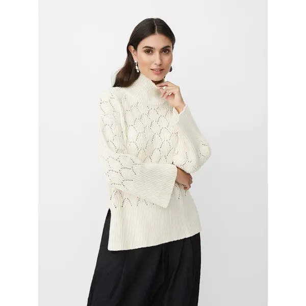 MASAI COPENHAGEN Openwork Roll Neck Sweater