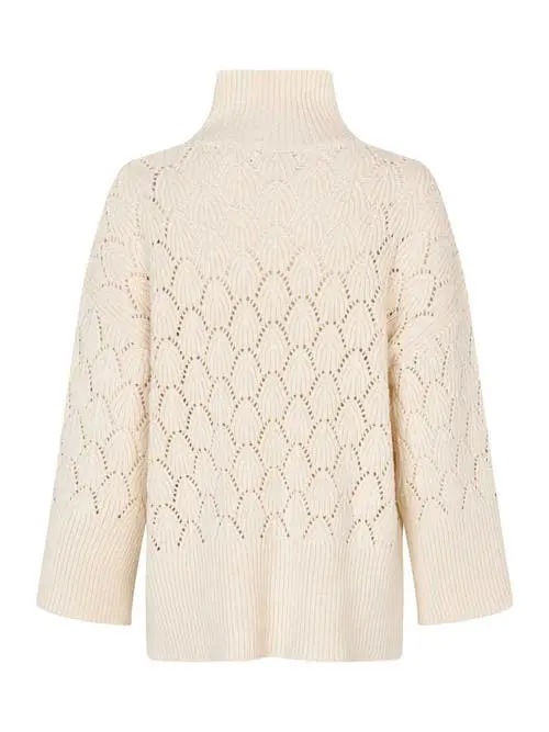 MASAI COPENHAGEN Openwork Roll Neck Sweater