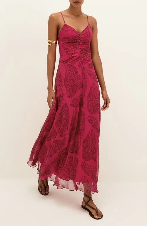 VIX PAULA HERMANNY Roseate Eira Cover-up Maxi Dress - Pink Multi