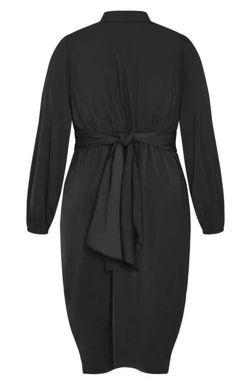 City Chic Lianna Long Sleeve Dress