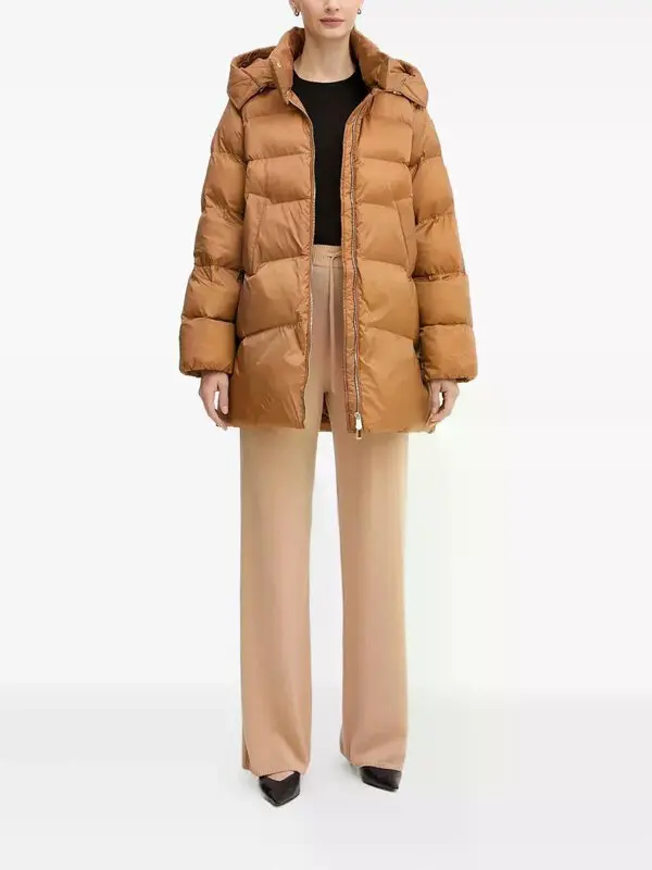 Pinko Hooded Quilted Jacket