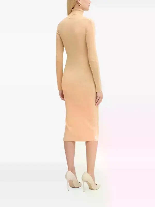 Elisabetta Franchi Roll-neck Long Sleeve Dress